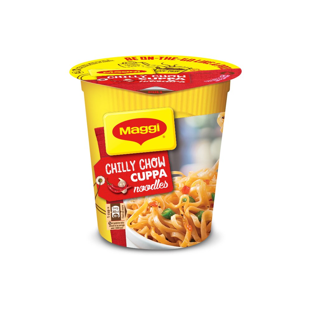 Maggi Chilli Chow Cuppa Noodles 70g- Baifo.me